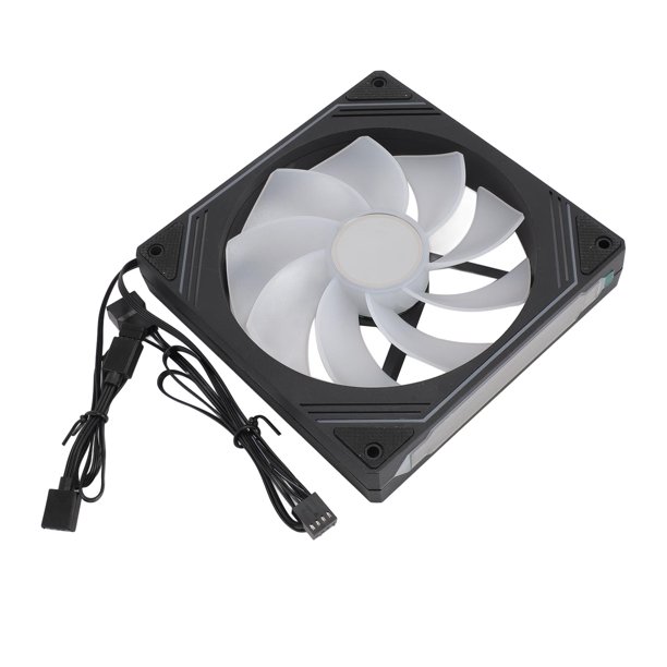 CPU Fan 140mm ARGB Chassis Fan, 4pin PWM Silent Computer Cooler Fan 650 ...