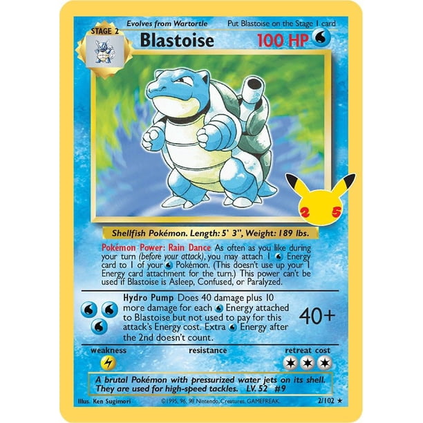 Pokemon Celebrations: Classic Collection Blastoise #2 - Walmart.com