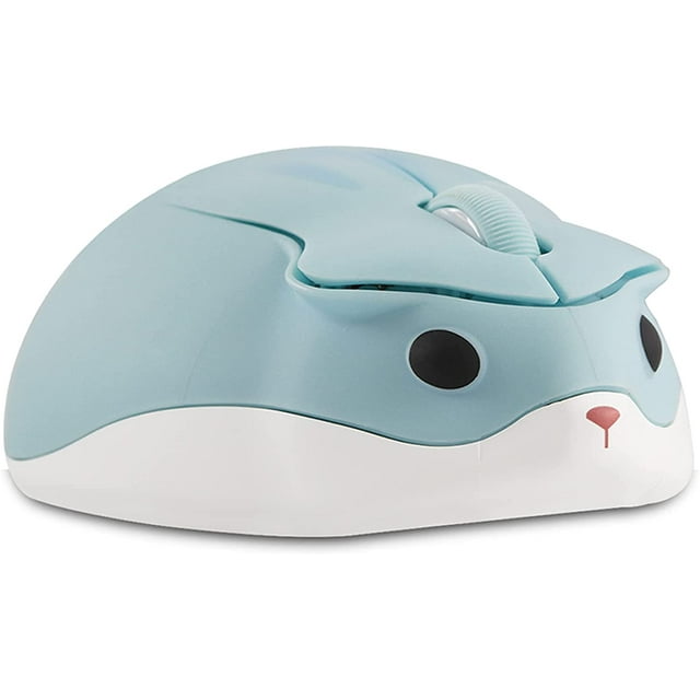 PloutoRich Wireless Mouse, 2.4GHz Hamster Shape Portable Mobile Optical ...