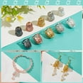 Brass Bead Caps Hollow Bell with Flower Mixed Color 15x12mm Hole: 2mm ...