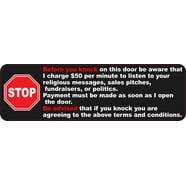 5inx5in Stop Sign Sticker Vinyl Road Signs Stickers Traffic Symbol ...
