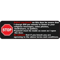 5inx5in Stop Sign Sticker Vinyl Road Signs Stickers Traffic Symbol ...