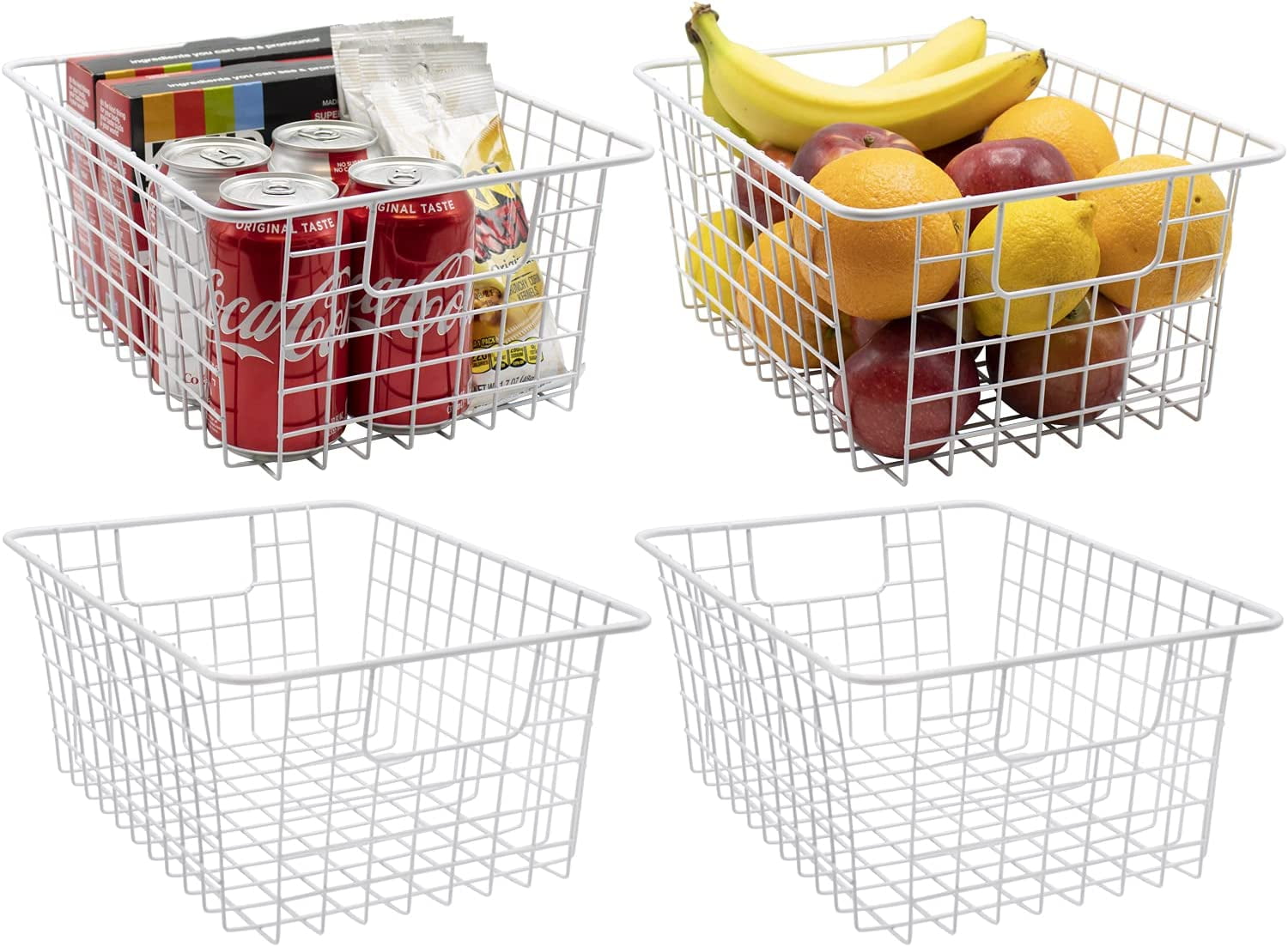 Sorbus Metal Wire Storage Baskets, Kitchen Pantry Organizer - Storage ...