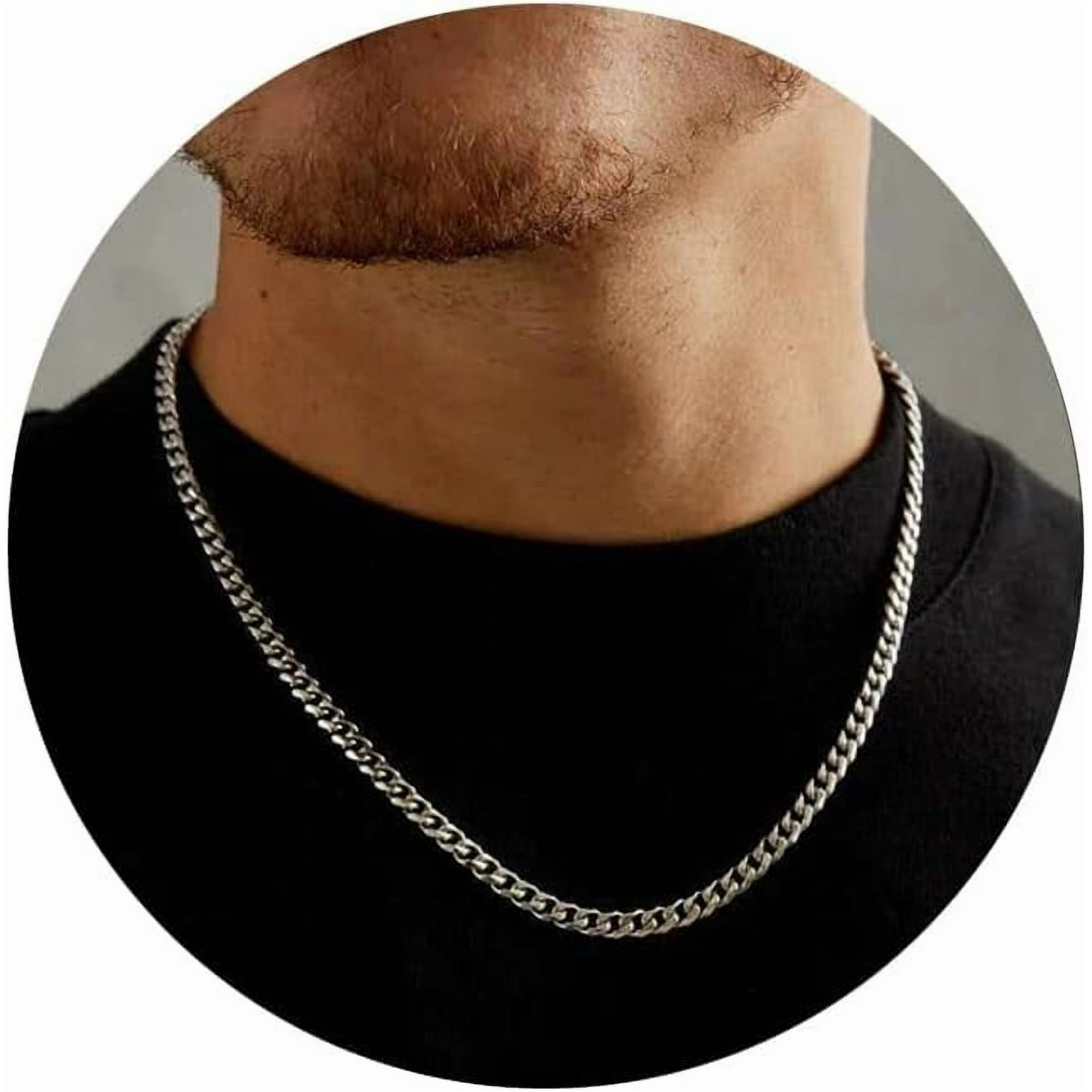 Click here for Salafire Silver Chain For Men 5mm Mens Silver Chai... prices