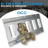 12 Pack E-Track Idler Swivel Tie-Down Anchor for E-Track Rail Truck Van ...