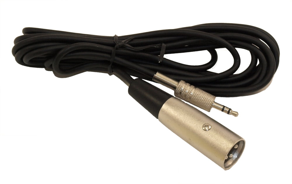 10Ft XLR 3P Male to 3.5mm TRS Male (Balanced Audio) Capture Cable ...