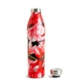 TAL 20 oz Pink Floral Double Walled Vacuum Insulated Stainless Steel ...