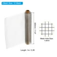 Uxcell 11.8"x3.3ft 304 Stainless Steel Wire Mesh Screen, 12 Mesh Woven ...