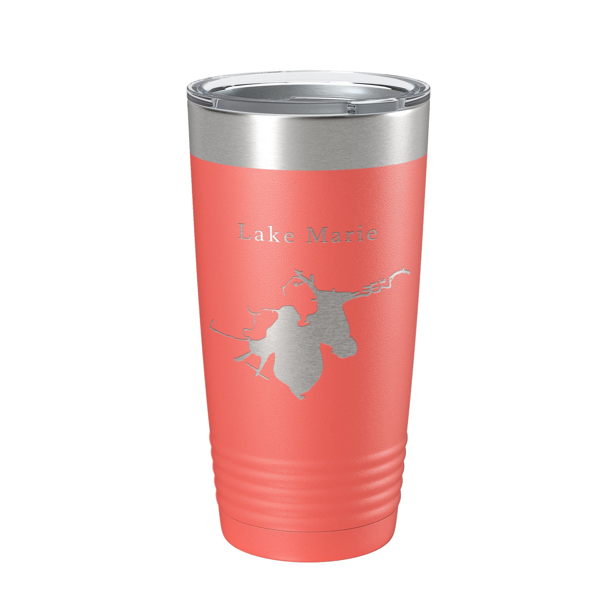 Lake Marie Map Tumbler Travel Mug Insulated Laser Engraved Coffee Cup ...