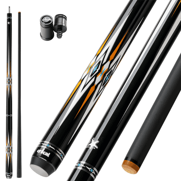 Carbon Fiber Pool Cue, 12.4mm 8-Layer Tip Low Deflection Cue Stick, 3 * ...