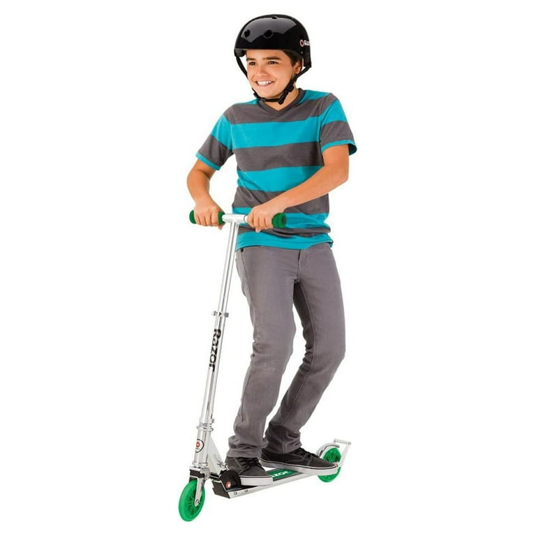 Razor A3 Kick Scooter for Kids - Larger Wheels, Front Suspension