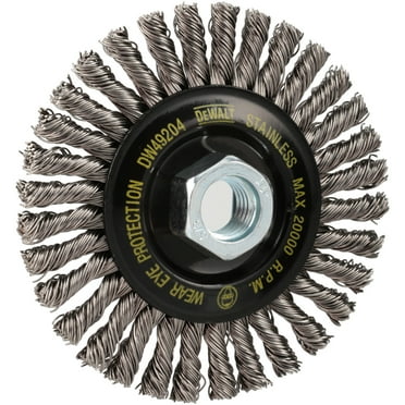 DEWALT Wire Wheel, Cable Twist, 4-Inch DW4930 - Walmart.com