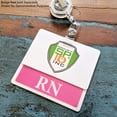 5 Pack - Pink RN Badge Buddy - Horizontal- Heavy Duty Spill Proof ...