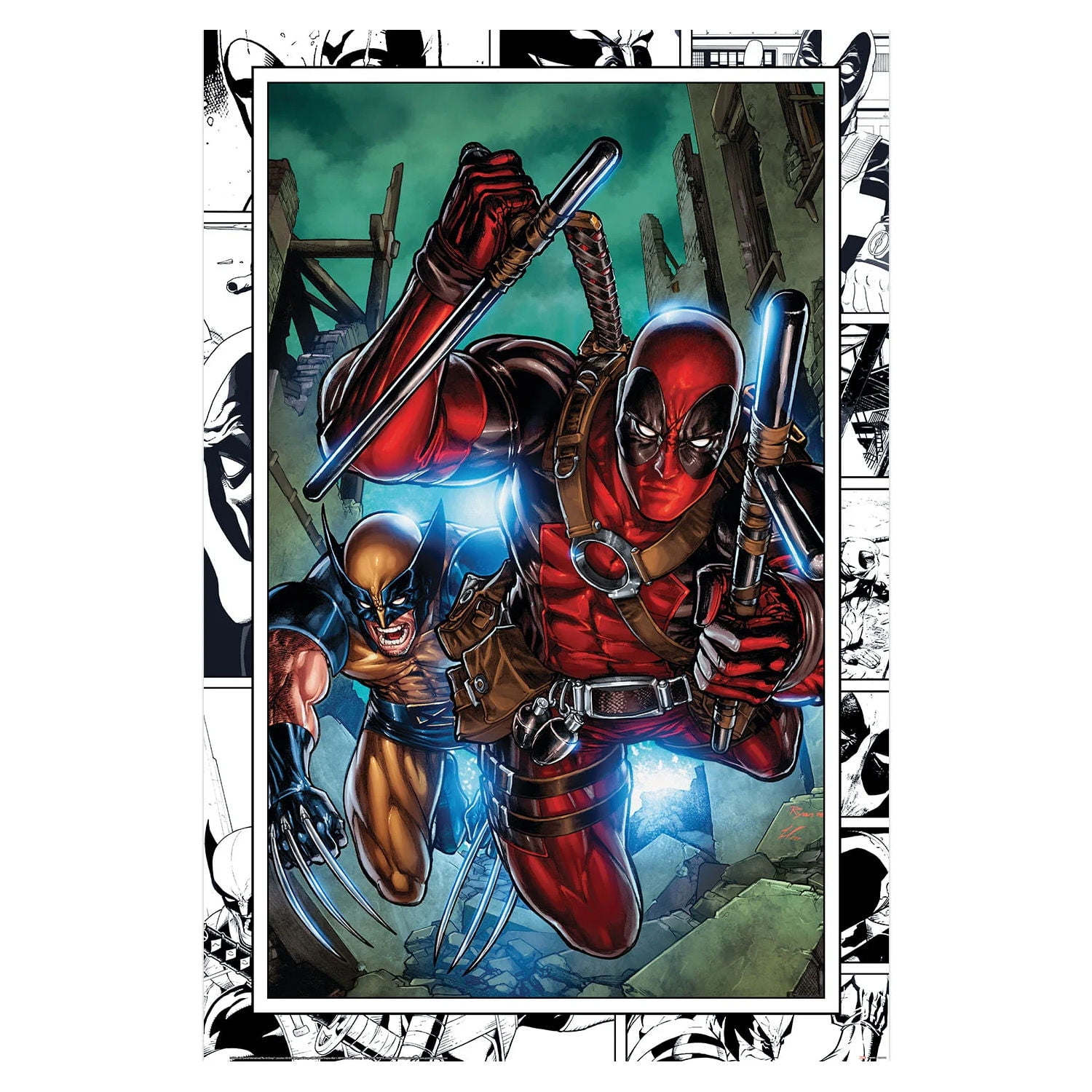 Click here for Marvel Comics Wolverine & Deadpool Poster 91.5cm X... prices