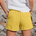 Arlun Summer Linen Shorts for Women Drawstring Elastic Waisted Soft ...