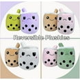 Reversible Boba Plush Happy Brown, Angry Pink - Walmart.com