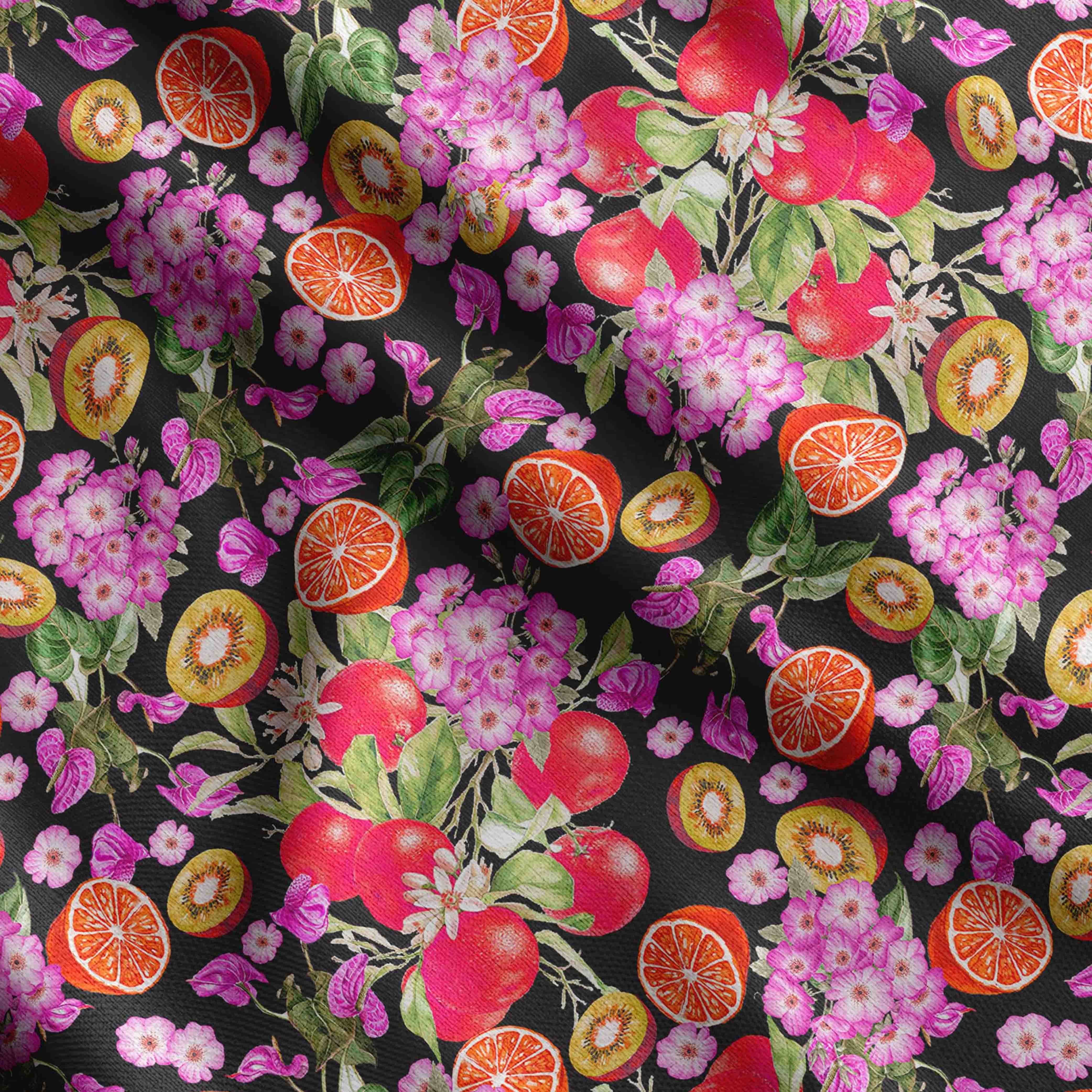 Soimoi Watercolor Fruit Print,Cotton Cambric, Quilting Fabric Sold by ...