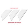 Hyper Tough Utility Knife with Retractable Blade, 3 Cutting Positions ...