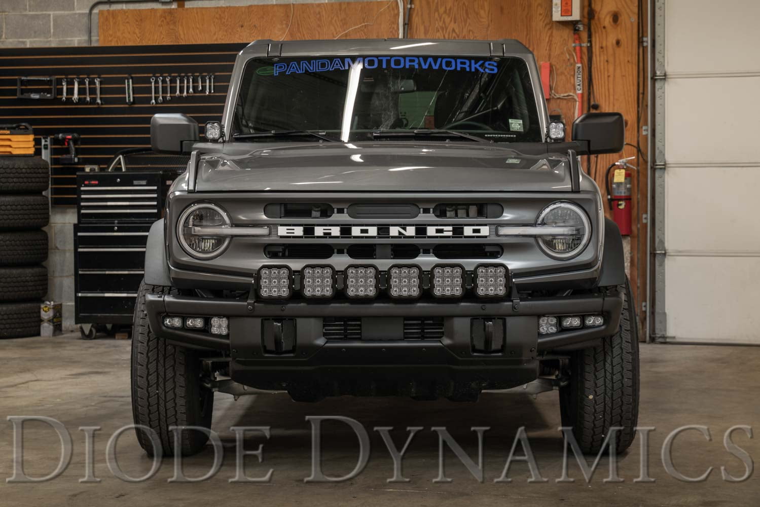 Diode Dynamics 2021 Fits Ford Bronco SS5 6 Pod CrossLink Grille Sport ...