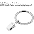 Curtain Ring with Clips,Iron Drapery Clips Hooks,General Rustproof ...