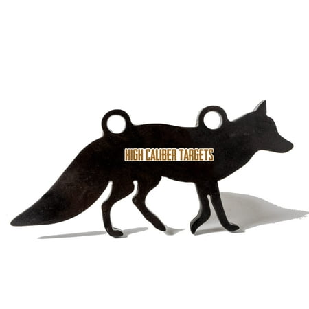 High Caliber AR500 Animal Targets | 1/4", Fox, 10"x21" | and More 1/2 ...