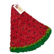 Fun Express Watermelon Pink Asymmetrical Party Pinata, 17.5" x 3.8 ...