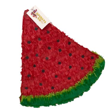 Fun Express Watermelon Pink Asymmetrical Party Pinata, 17.5" x 3.8 ...