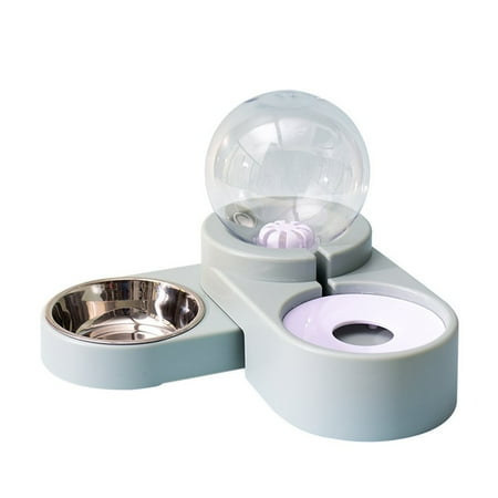 Pet Automatic Refill Water Drinking Water Feeding Bowl Bubble Double ...