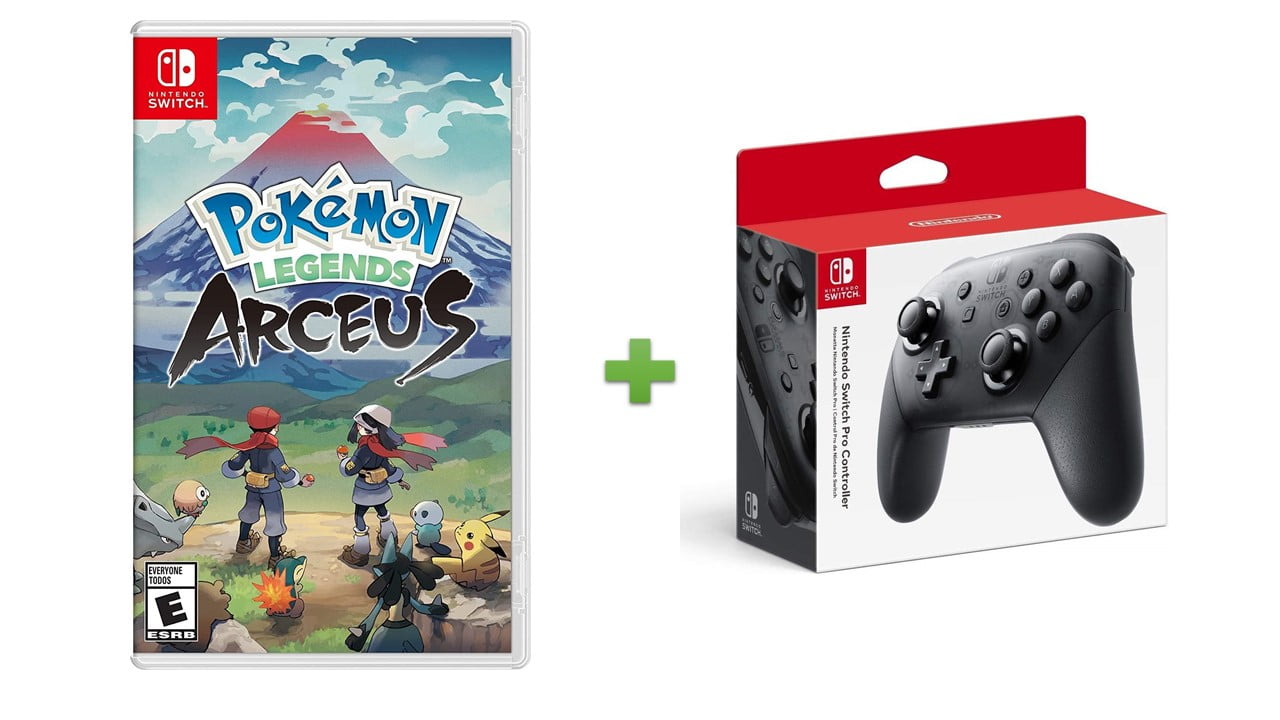 Bundle Pokemon Legends Arceus Nintendo Switch Control Pro | Walmart en ...