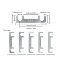 10Pcs Alloy Vehicle Fuses Blade Overload Protections Flat Fuses Sheet ...