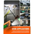 TOPTES Handheld Gas Leak Detector, PT760, Rechargeable with 12" Probe ...
