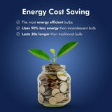 Xtricity R14 LED Mini Light Bulb, 4.5W (40W Eqv), E26 Medium Base, 120V ...