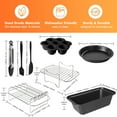 Sentk 17-Piece Air Fryer Accessories Kit with Baking Pan Set for Oven ...