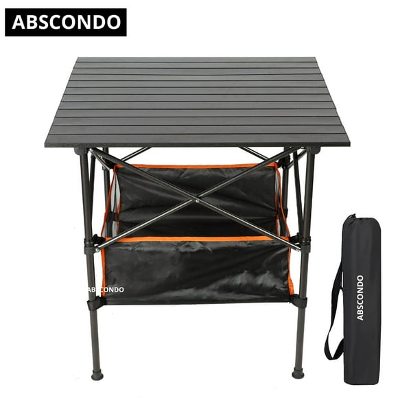 Aluminum Roll Up Table Folding Camping