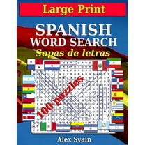 Spanish Word Search Puzzles Large Print Visual (Sopa de Letras en ...