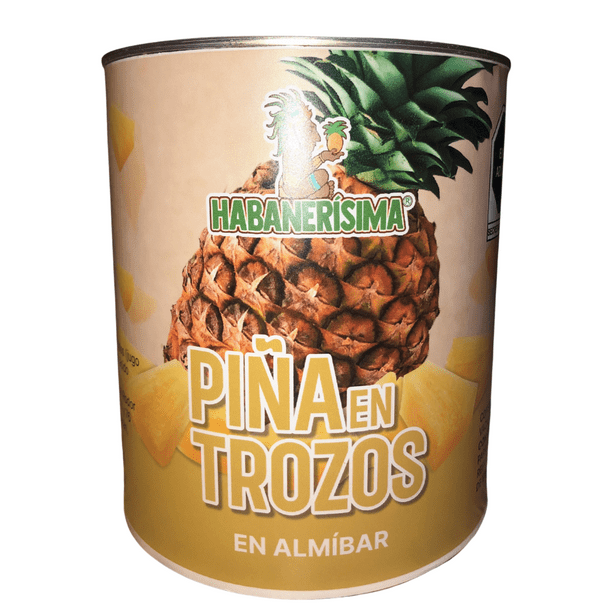 Píña En Trozo En Almíbar Lata De 3 Kilos Habanerísima HABANERISIMA ...