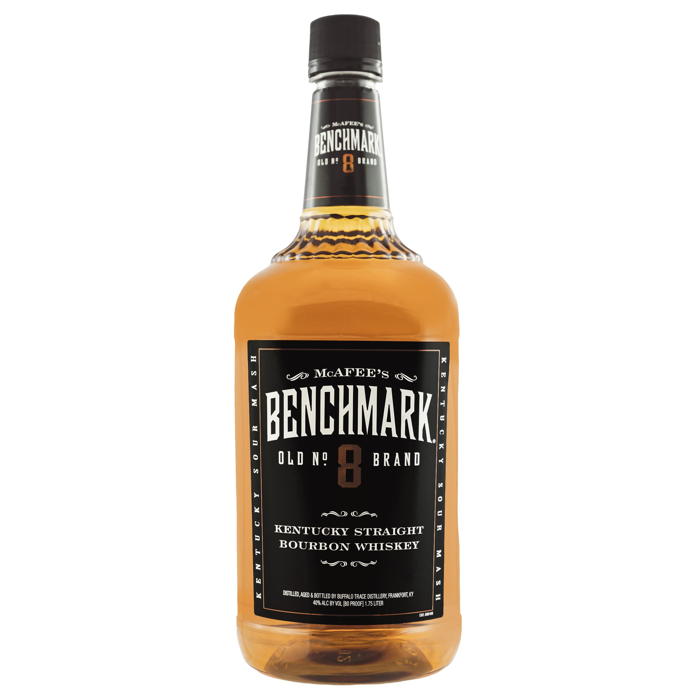 Benchmark Kentucky Straight Bourbon Whiskey, 1.75l Plastic Bottle 80 ...