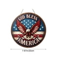 American Memorial Day Door Sign, 250th Anniversary Patriotic Porch Door ...