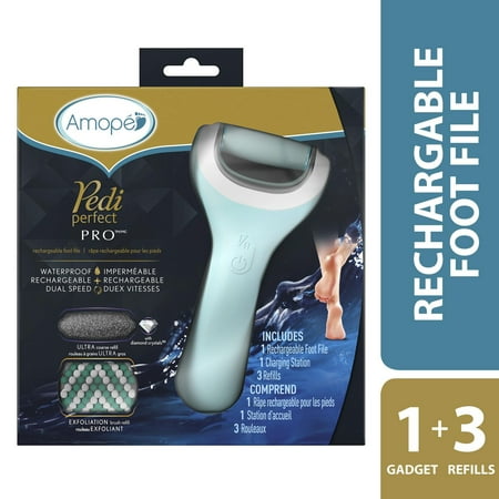 Amopé Pedi Perfect Pro Rechargeable Foot File | Walmart Canada
