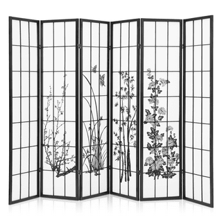 6 ft. Tall Plain Brown Cardboard Privacy Screen Room Divider - 3 Panel ...