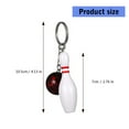 Bowling Key Chain Bowling Pin Keychains Keyholders Bowling Pin Pendant ...