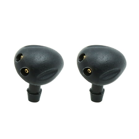 2pcs Black Plastic Front Windshield Wiper Washer Nozzles 7700846456 for ...
