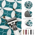 4ft Round Rug Abstract Geometric Area Rugs for Living Room Bedroom ...