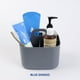 BLUE GINKGO Plastic Storage Caddy Organizer | Multipurpose, Portable ...