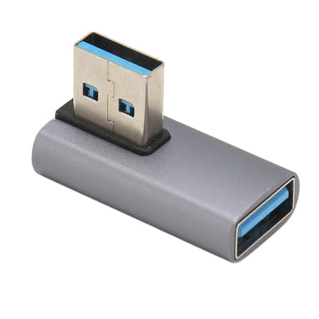 90 Degree USB 3.1 Adapter, 5V 3A 15W 10Gbps Left Angle USB Male To ...