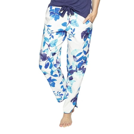 Cyberjammies Libby 4763 White and Blue Mix Floral Cotton Pyjama Pant 6 ...