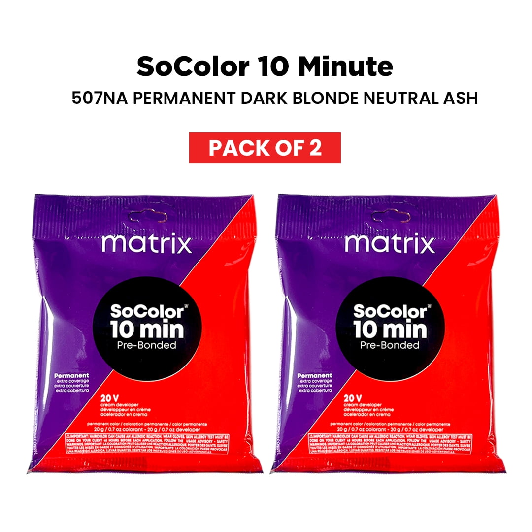 Matrix SoColor 10 Minute Pre-Bonded Permanent Hair Color & Developer ...