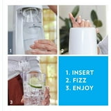 SodaStream One Touch Fizz Machine System, Sparkling Water Maker (White ...