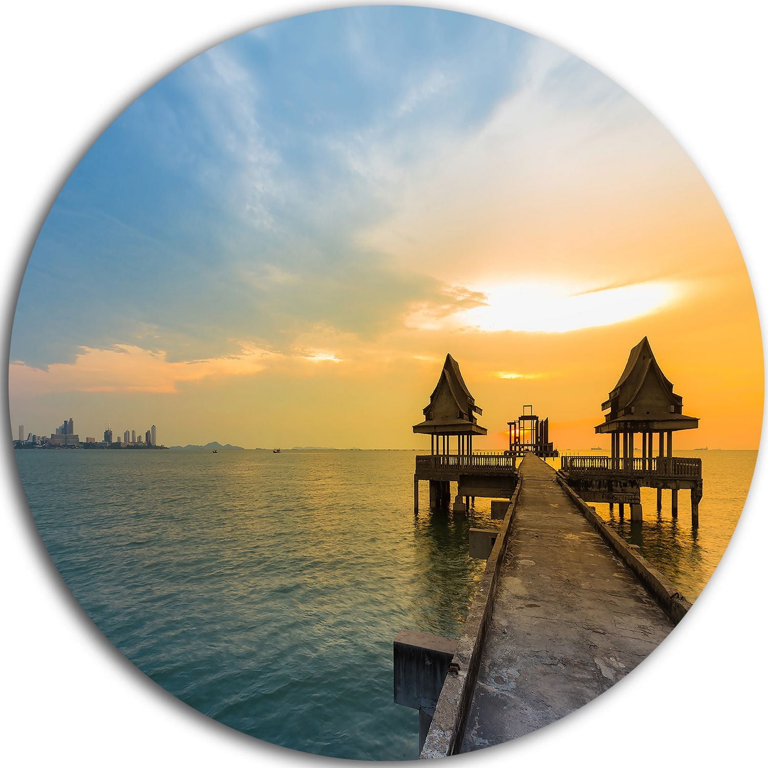 Click here for Designart Design Art Walking Path To Temple In The... prices