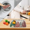 Dish Drying Mat for Kitchen Counter 16x18/18x24 Christmas Trees ...